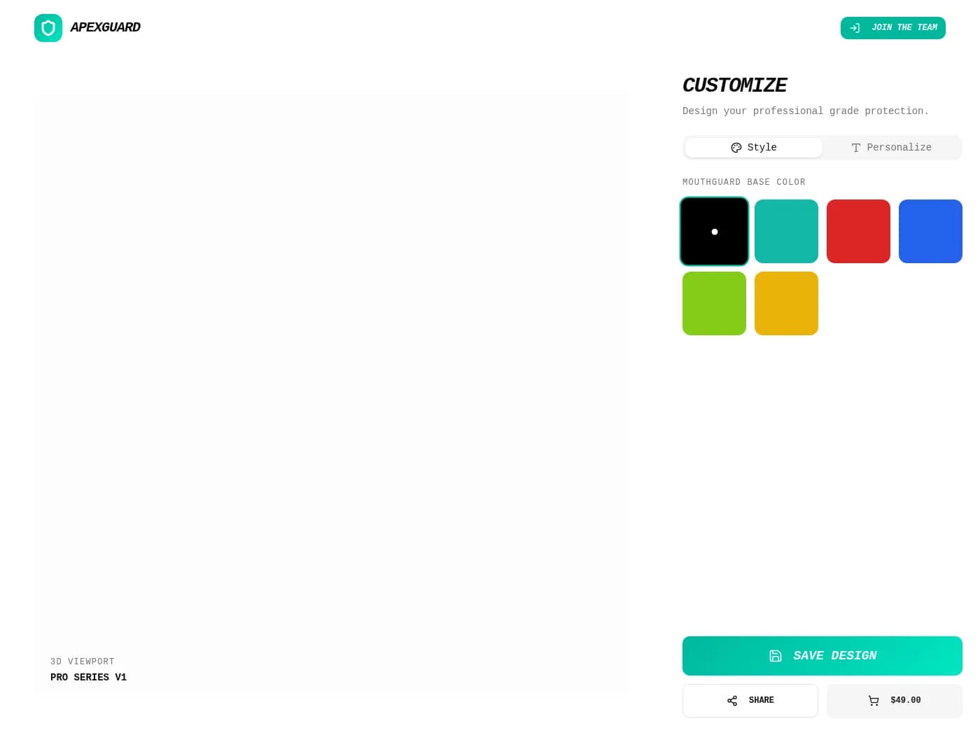 Mouthguard Customizer