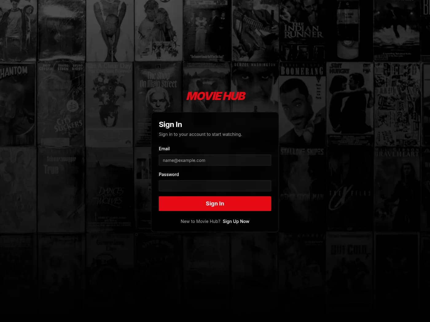 Movie Hub Streaming Web