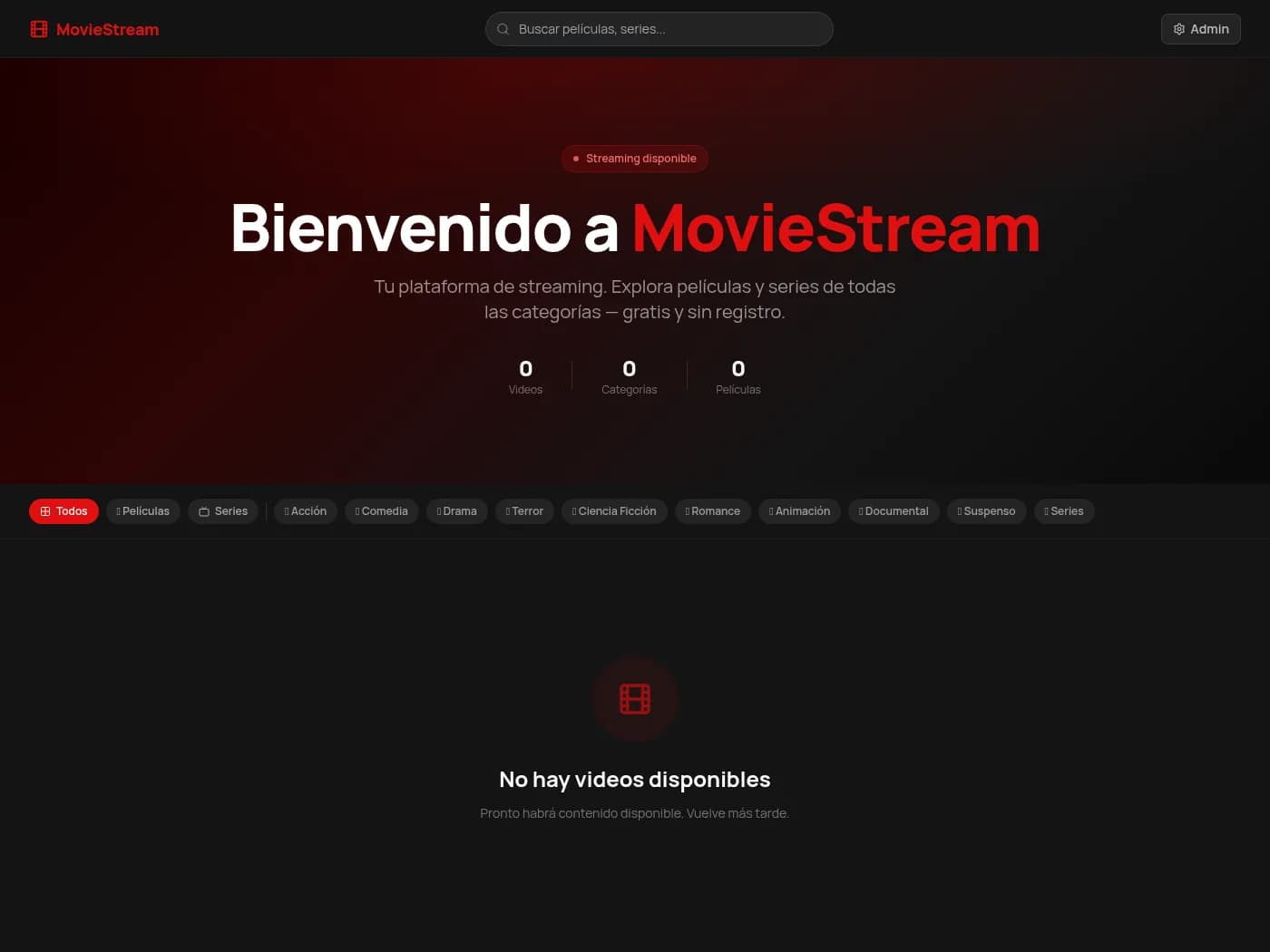 MovieStream Upload Hub