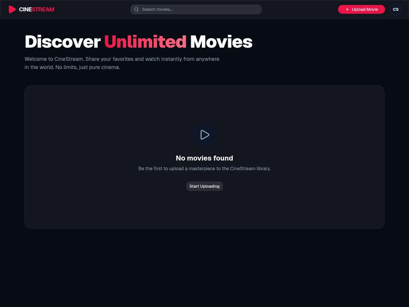 CineStream Uploader