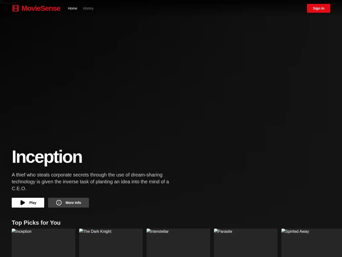 MovieSense Recommender