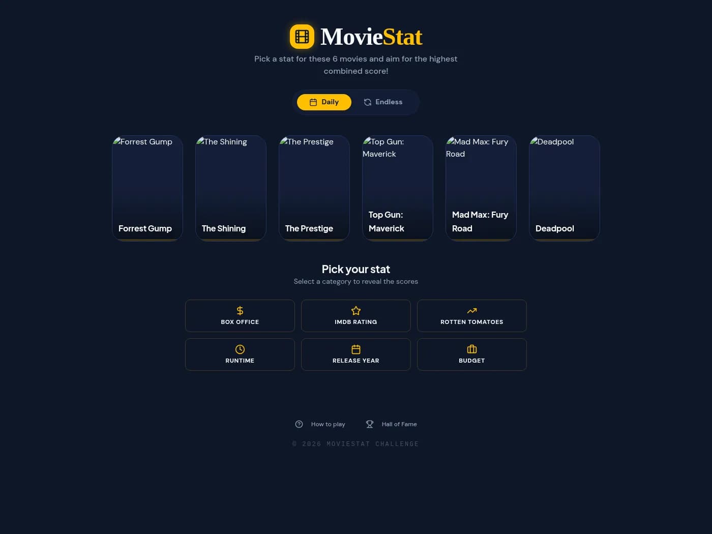 Moviestat Showdown