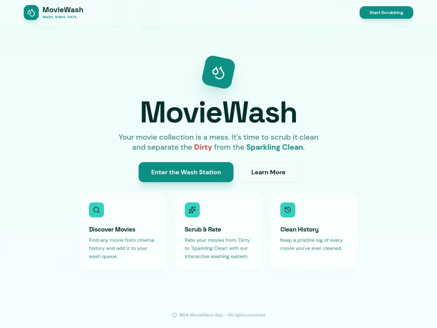 MovieWash App