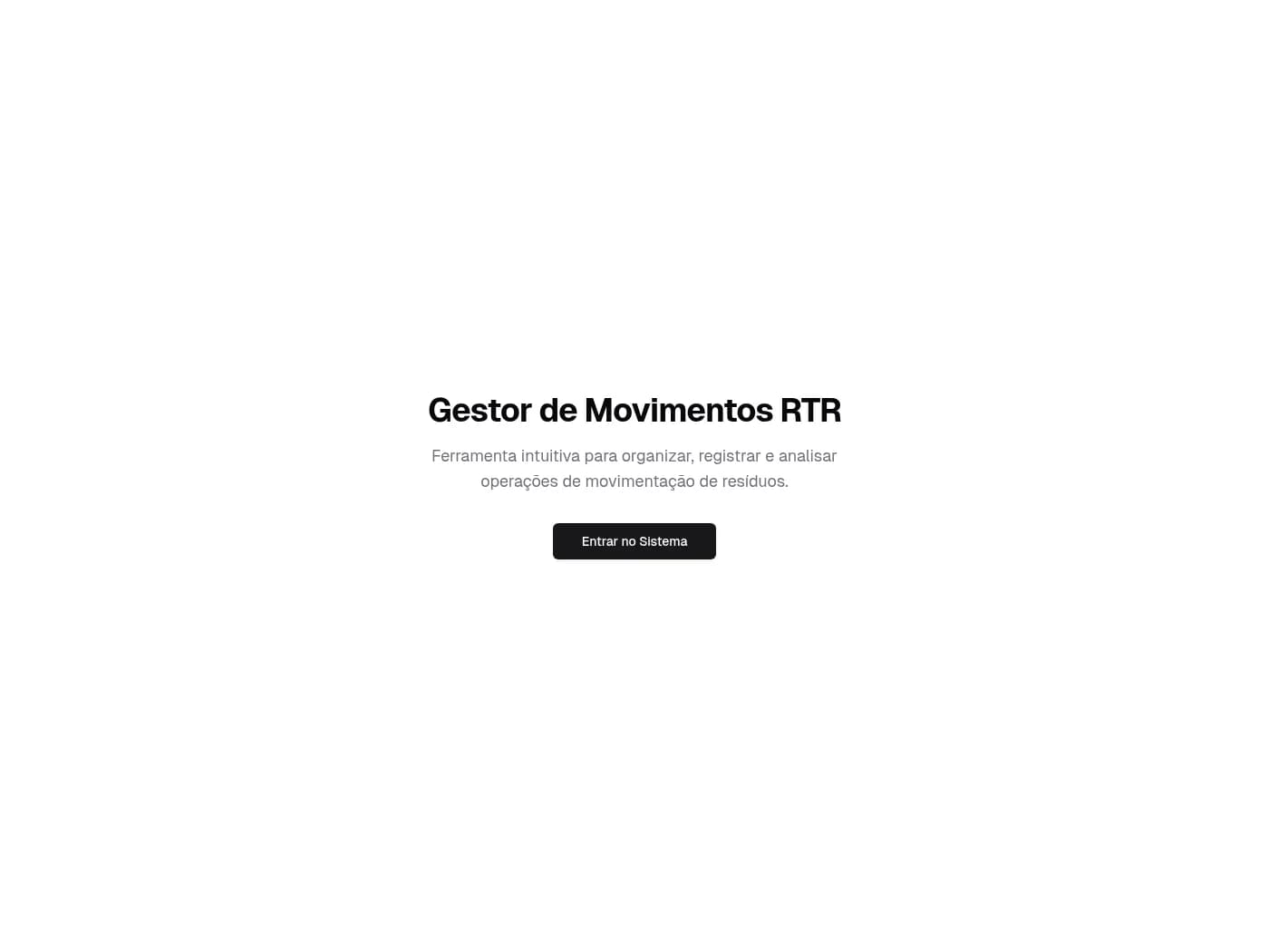 Gestor de Movimentos RTR