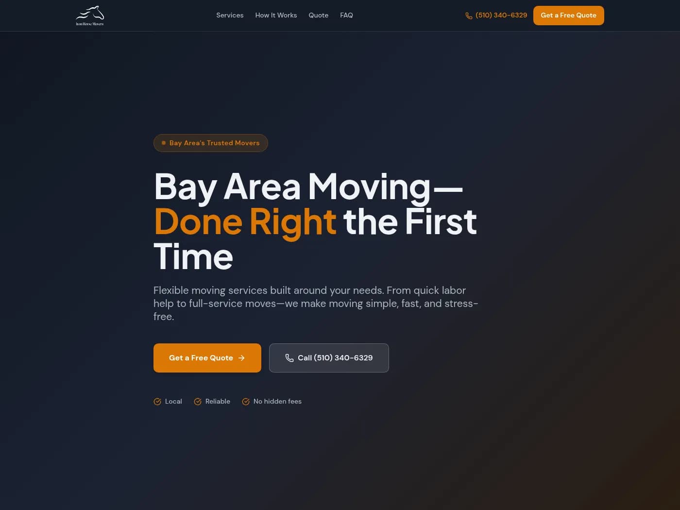 Iron Horse Movers Site