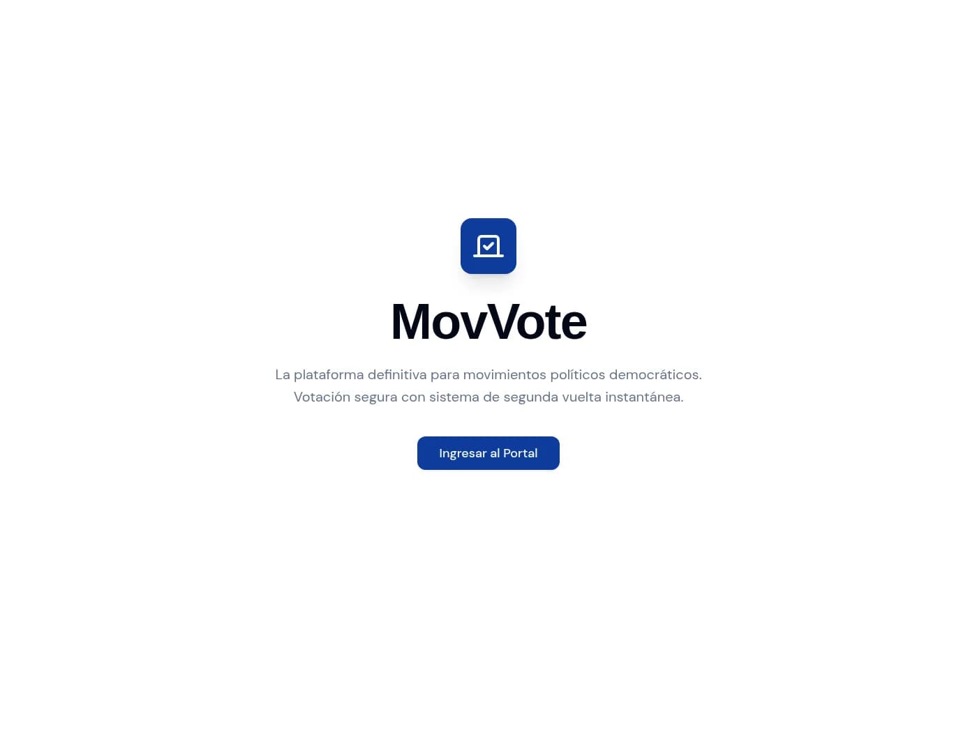 MovVote Web Platform