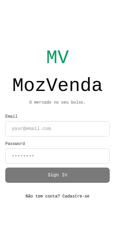 MozVenda Marketplace App