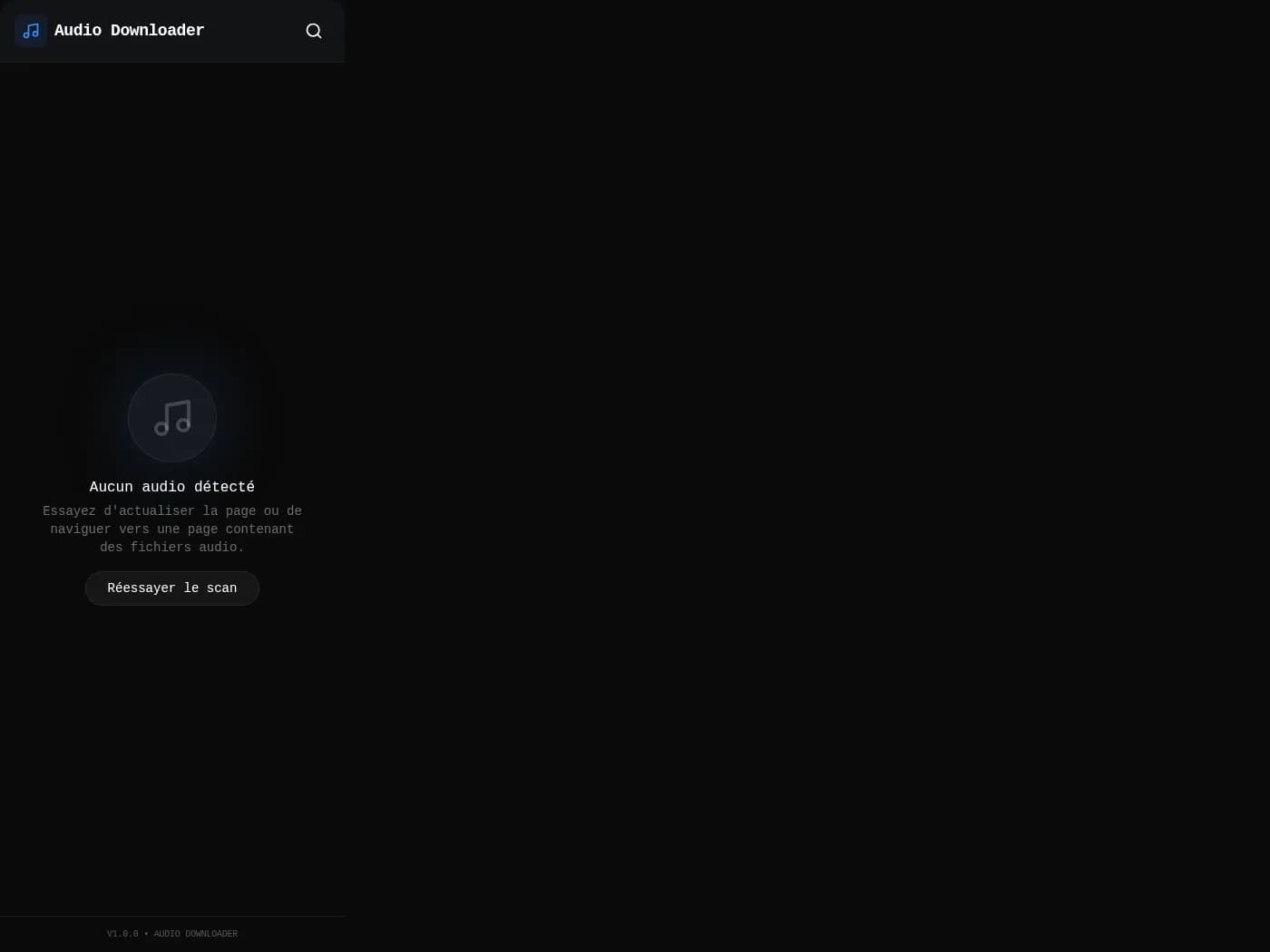 Audio Downloader Extension