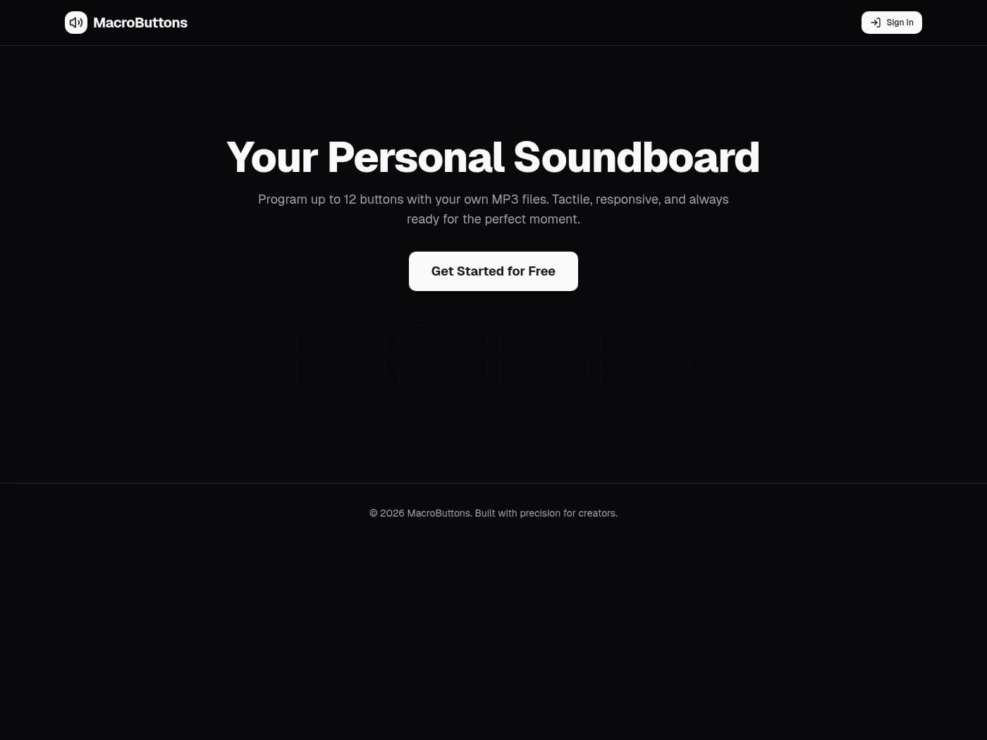 MP3 Macro Buttons