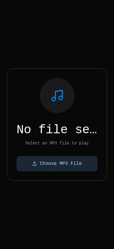 MP3 Player Dialog