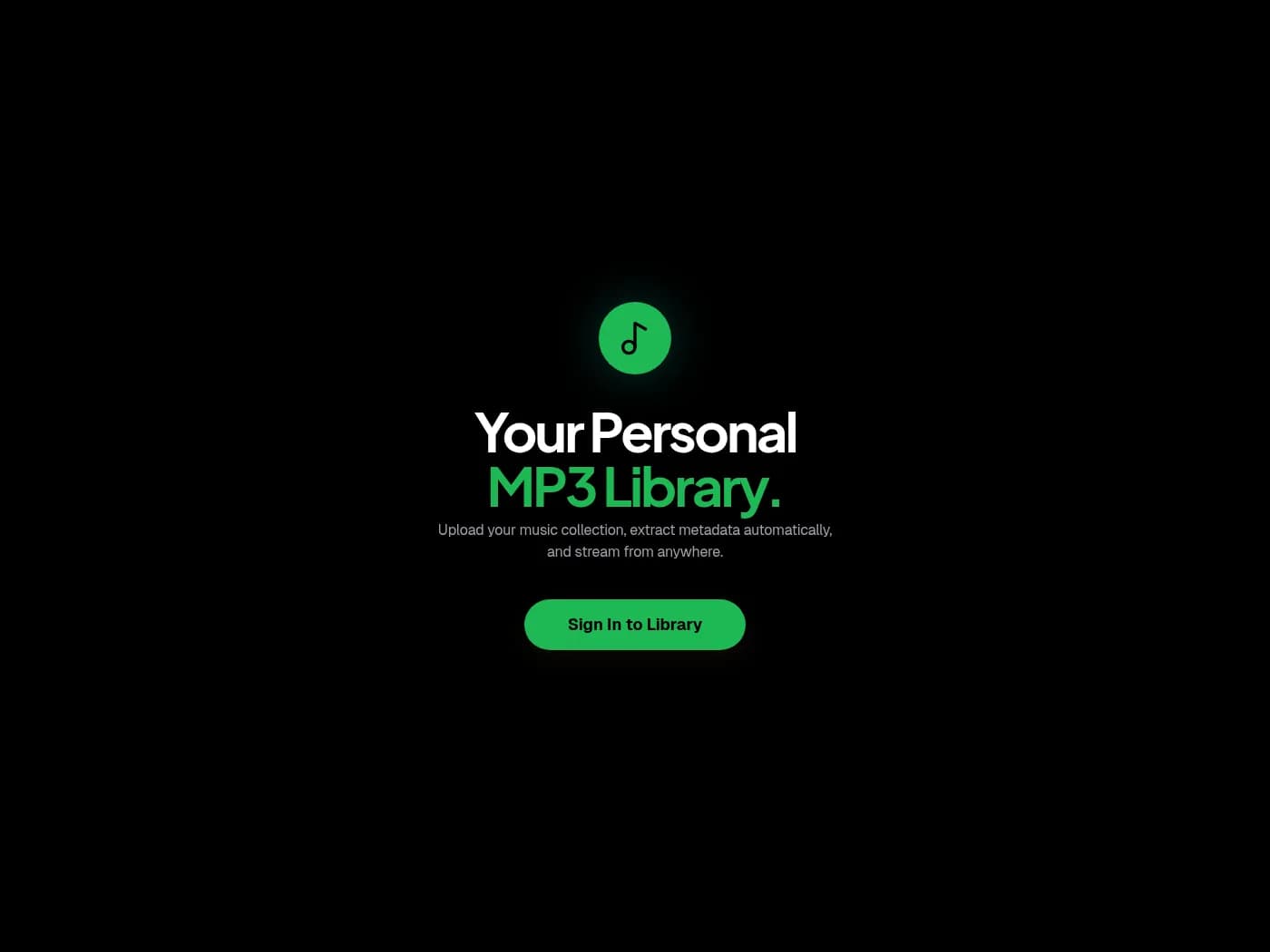 MP3 Library Explorer