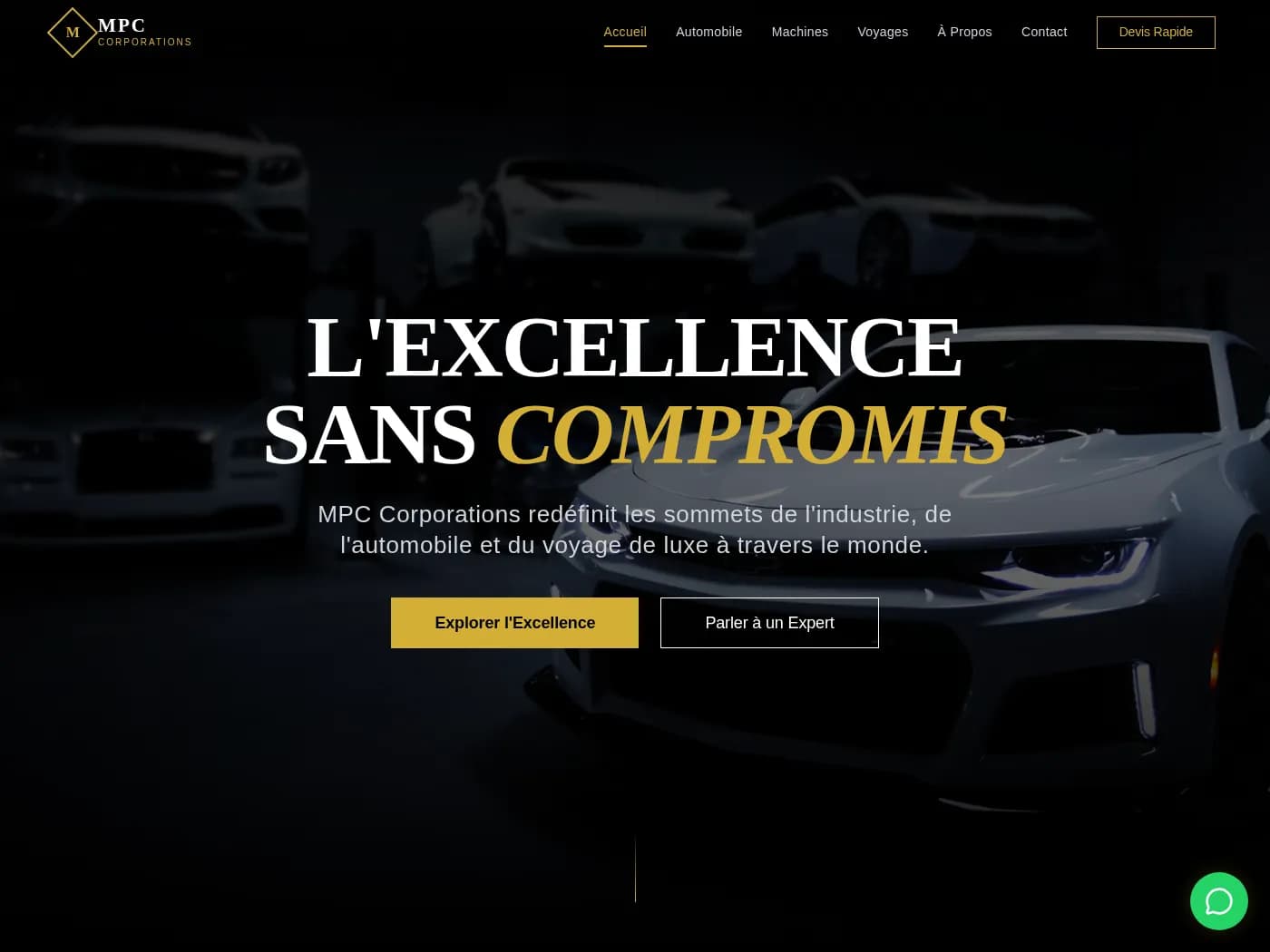 MPC Corporations Vitrine