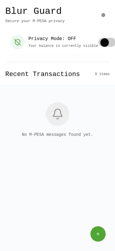Mpesa Blur Guard