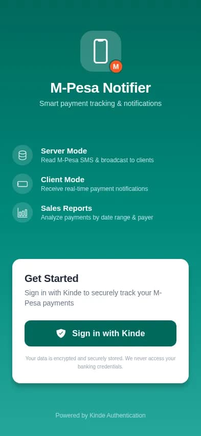 Mpesa Payment Notifier
