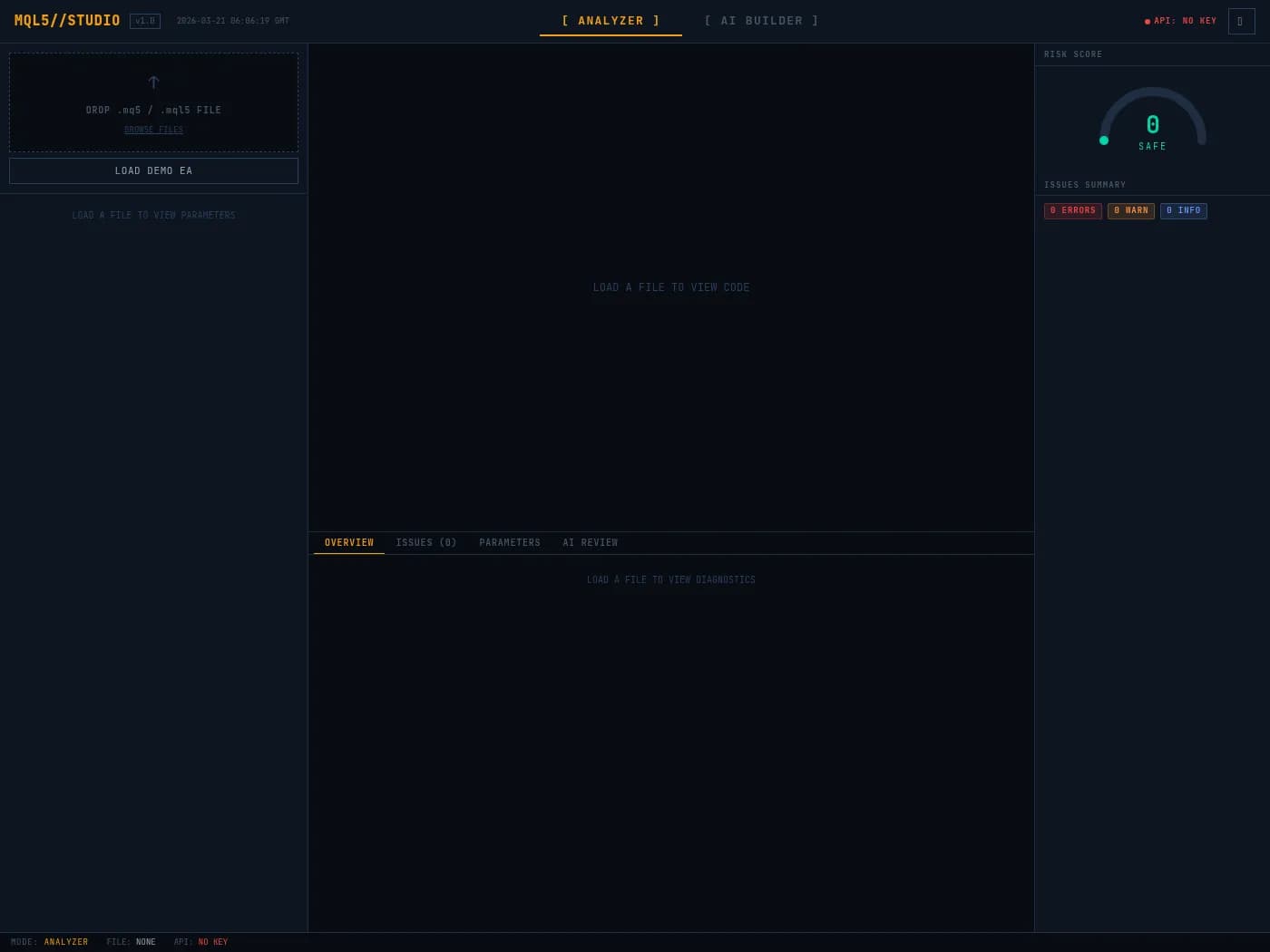 MQL5 Studio Terminal