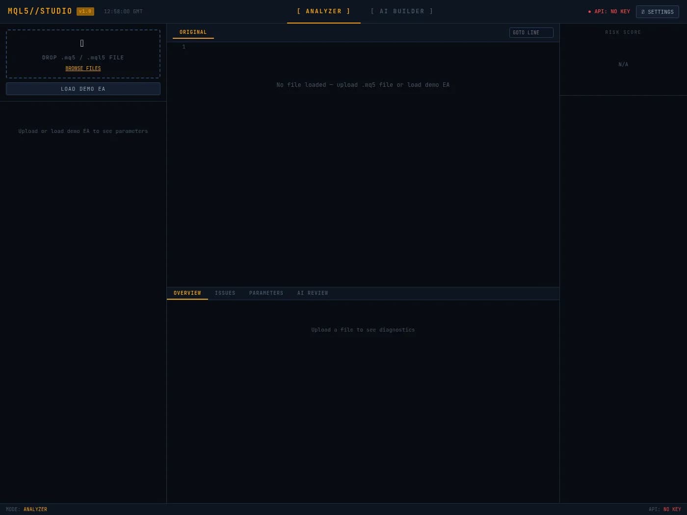 MQL5 Studio Terminal
