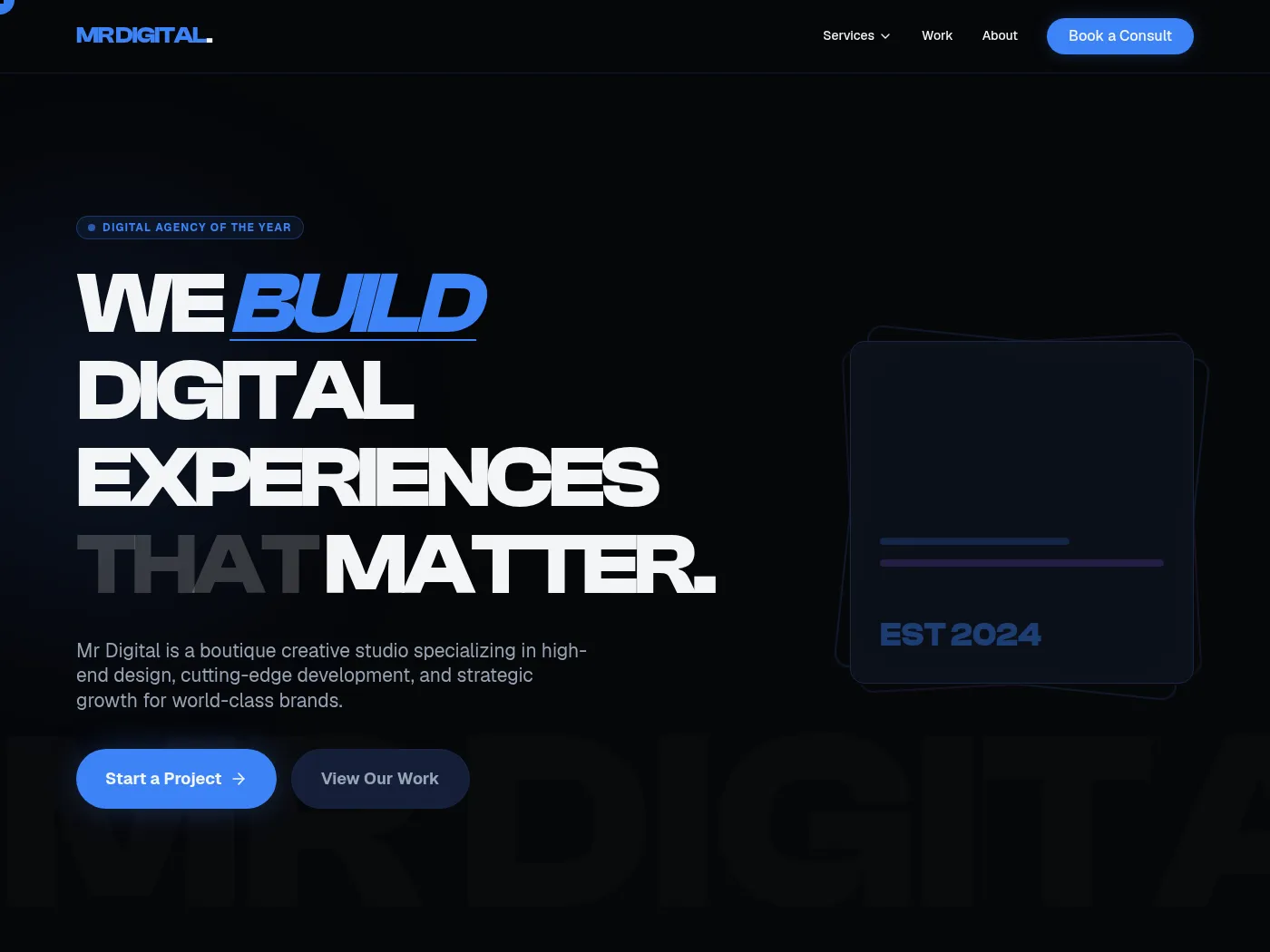 Mr Digital Agency Web