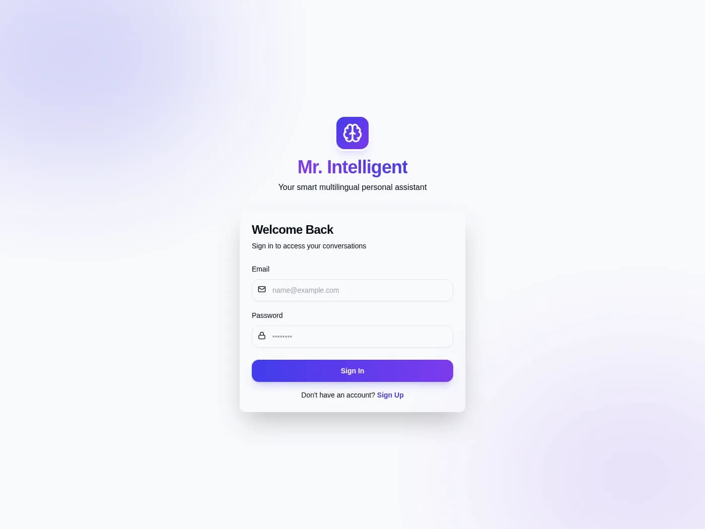 Mr. Intelligent