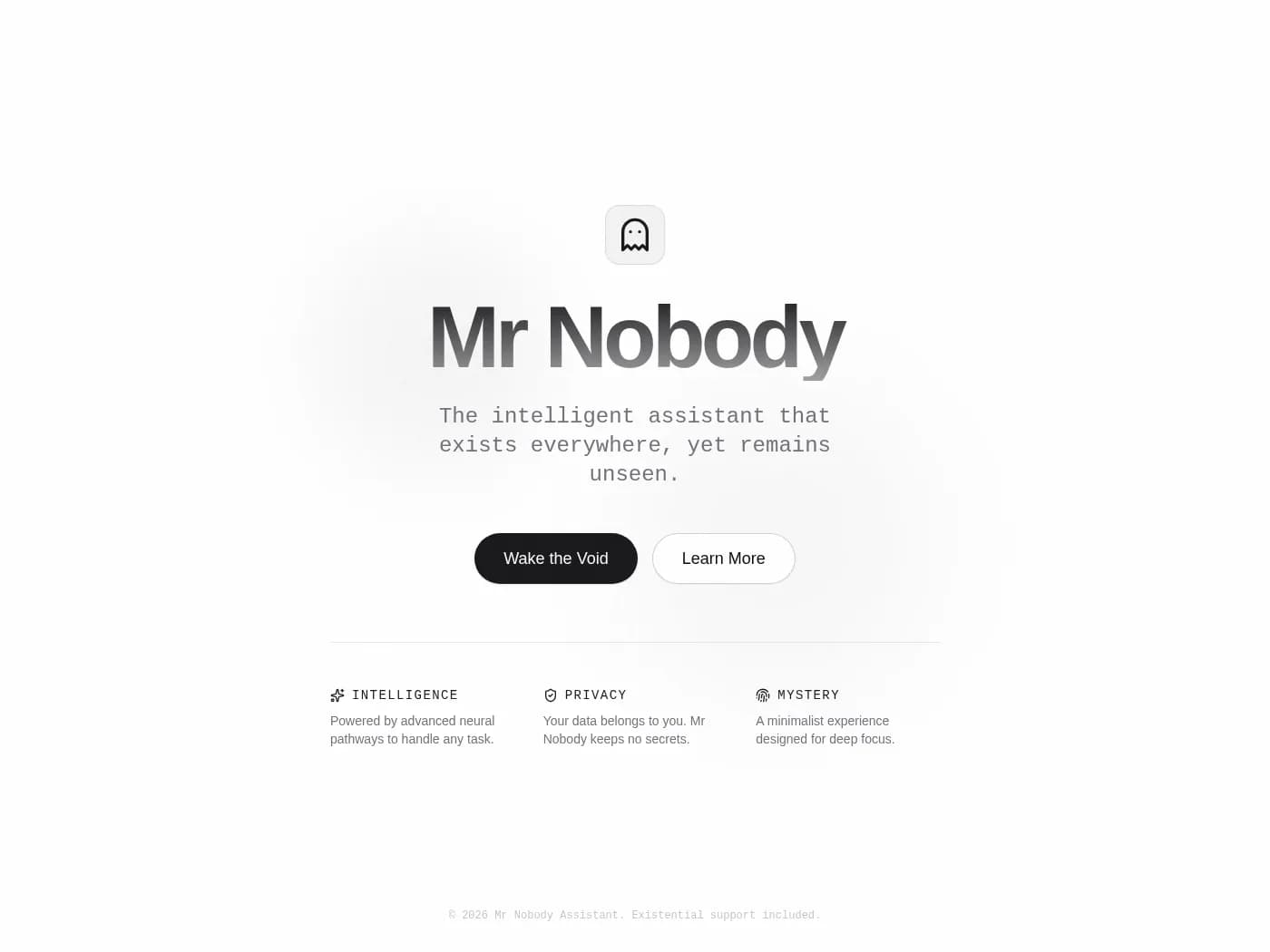 Mr Nobody Assistant
