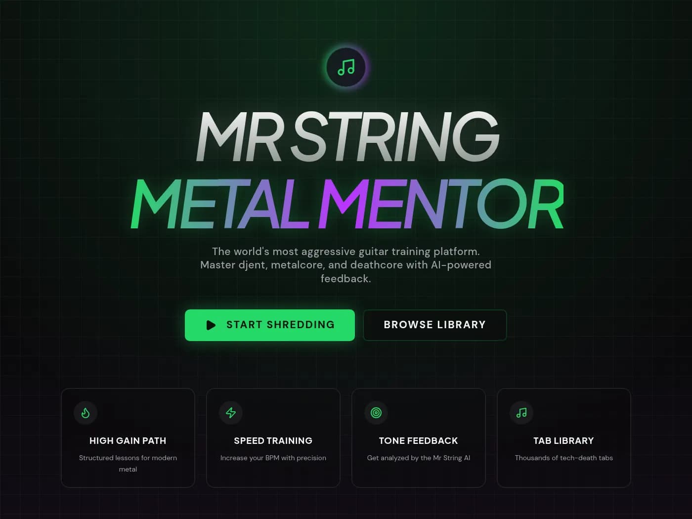 Mr String Metal Mentor