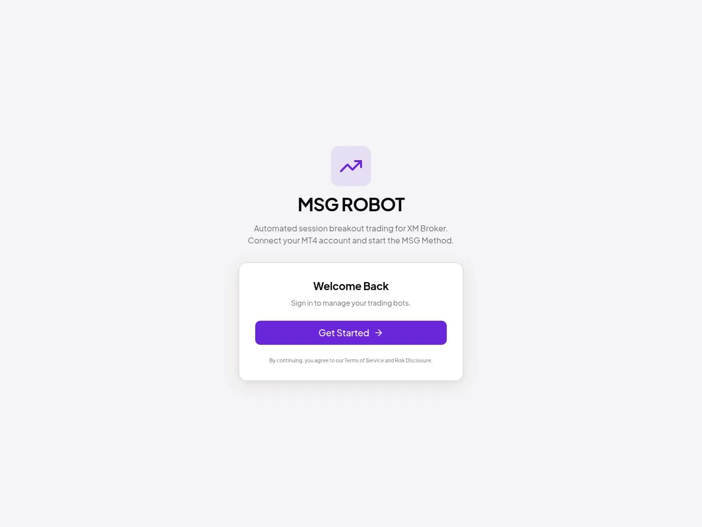 MSG Trading Robot