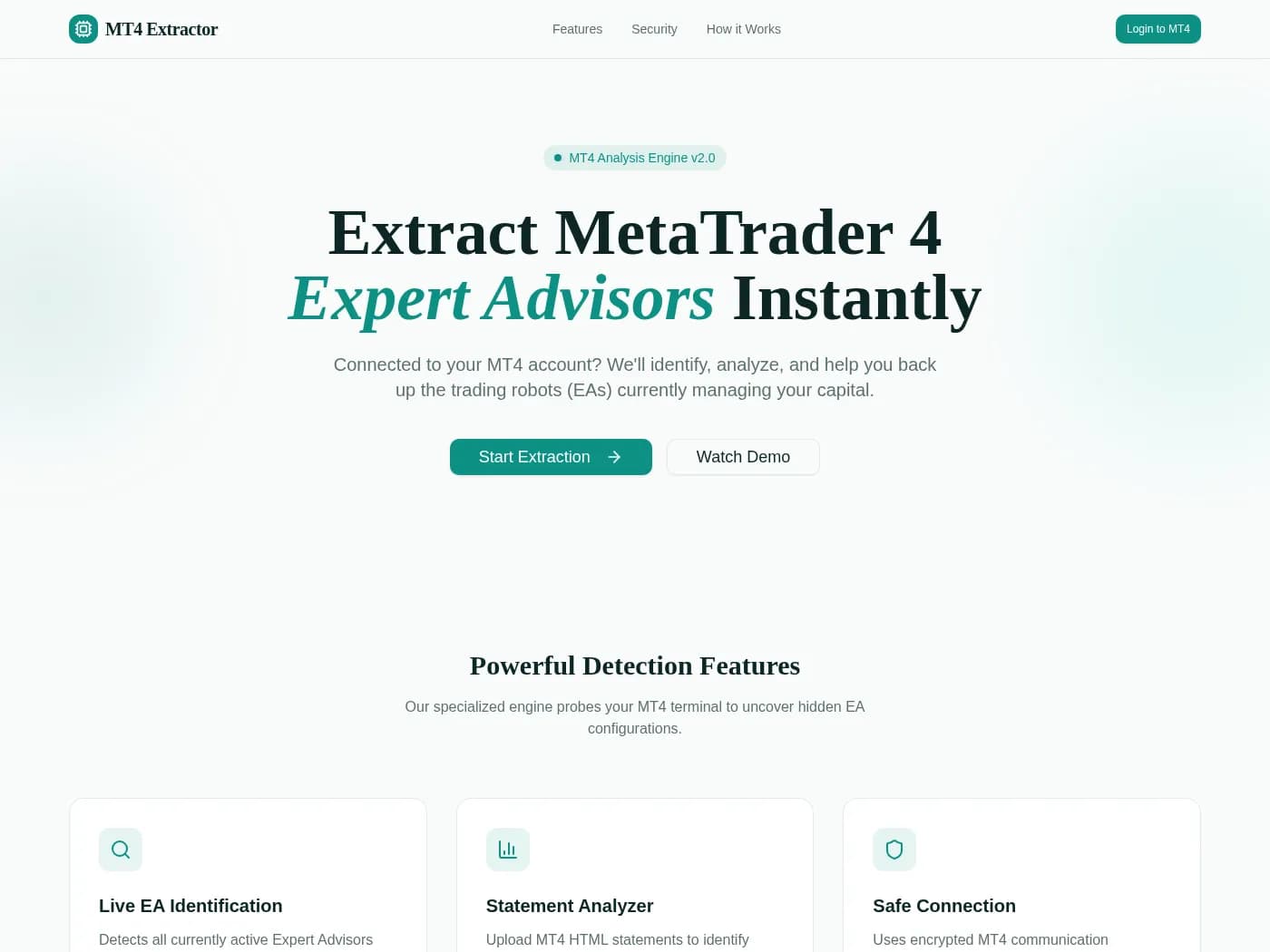 MT4 Bot Extractor