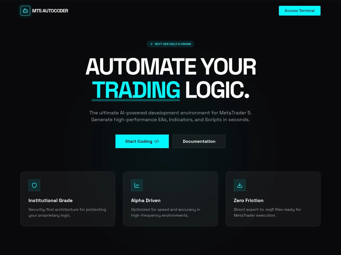 MT5 AutoCoder AI