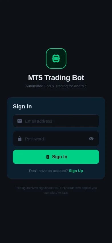 MT5 Android Trading Bot