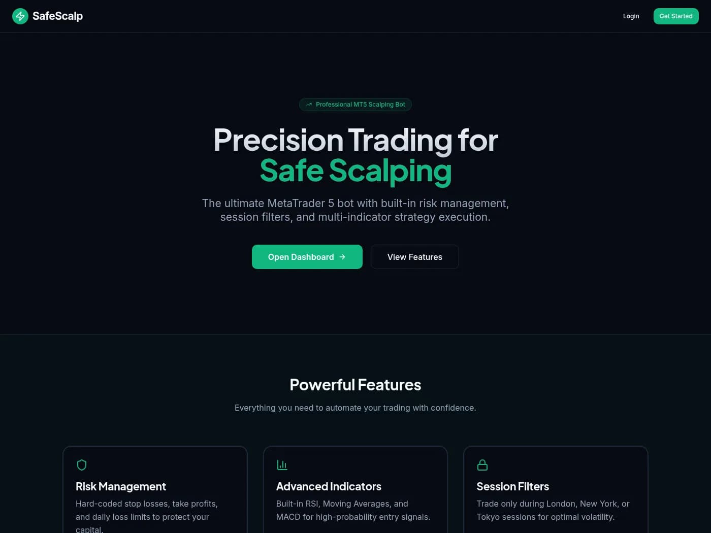 SafeScalp MT5 Bot