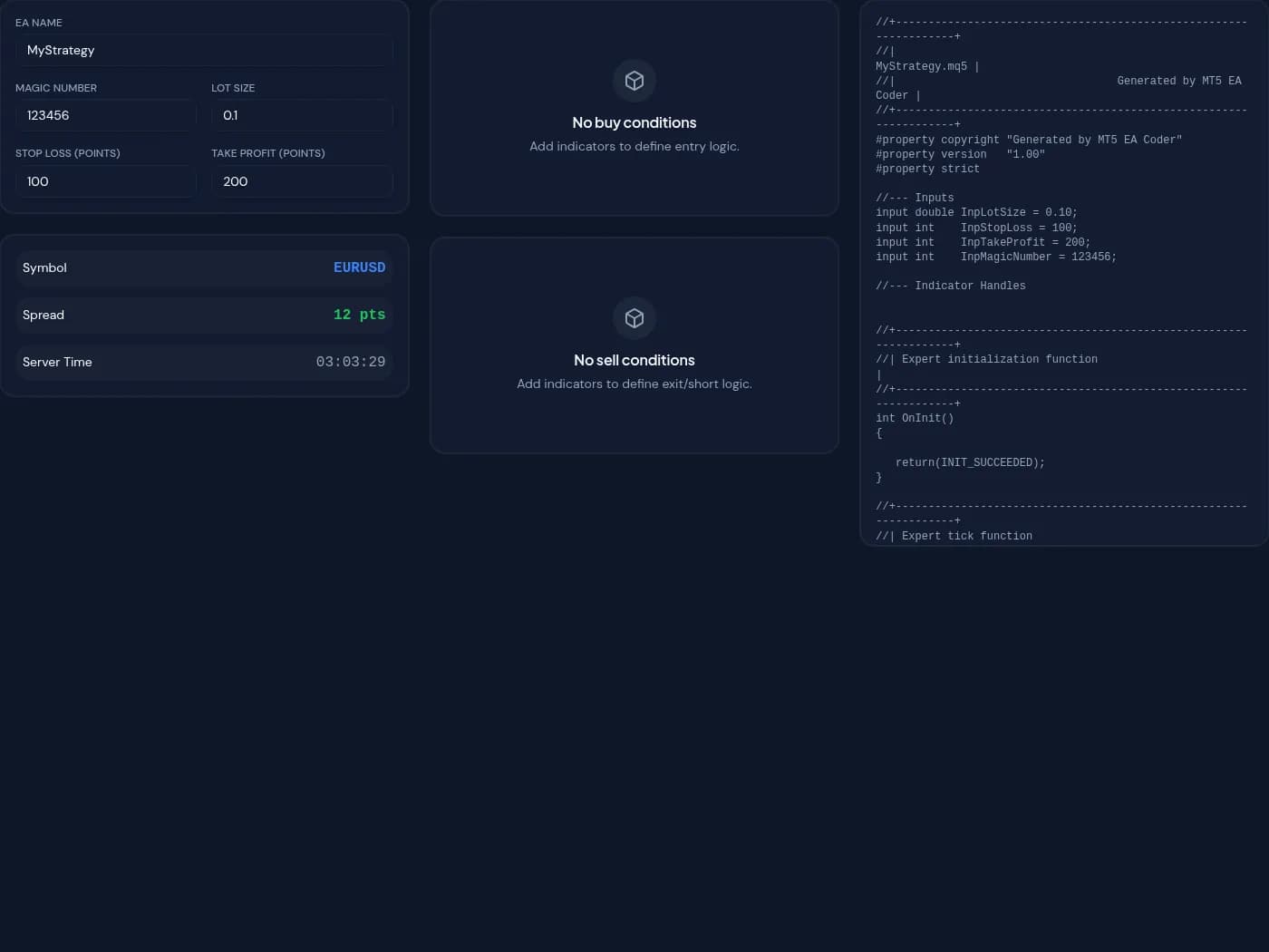 MT5 EA Coder