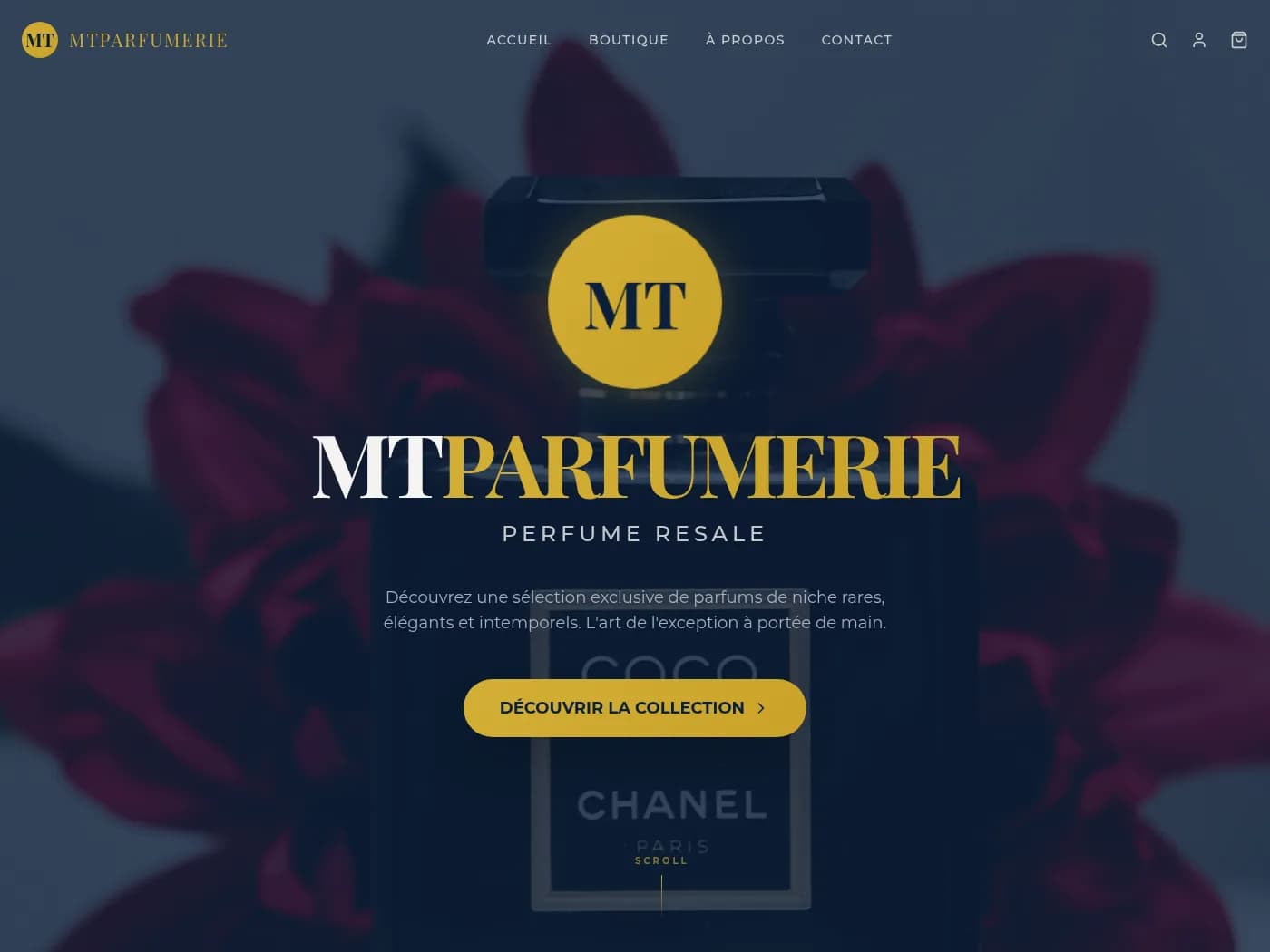 MTParfumerie E-commerce Site