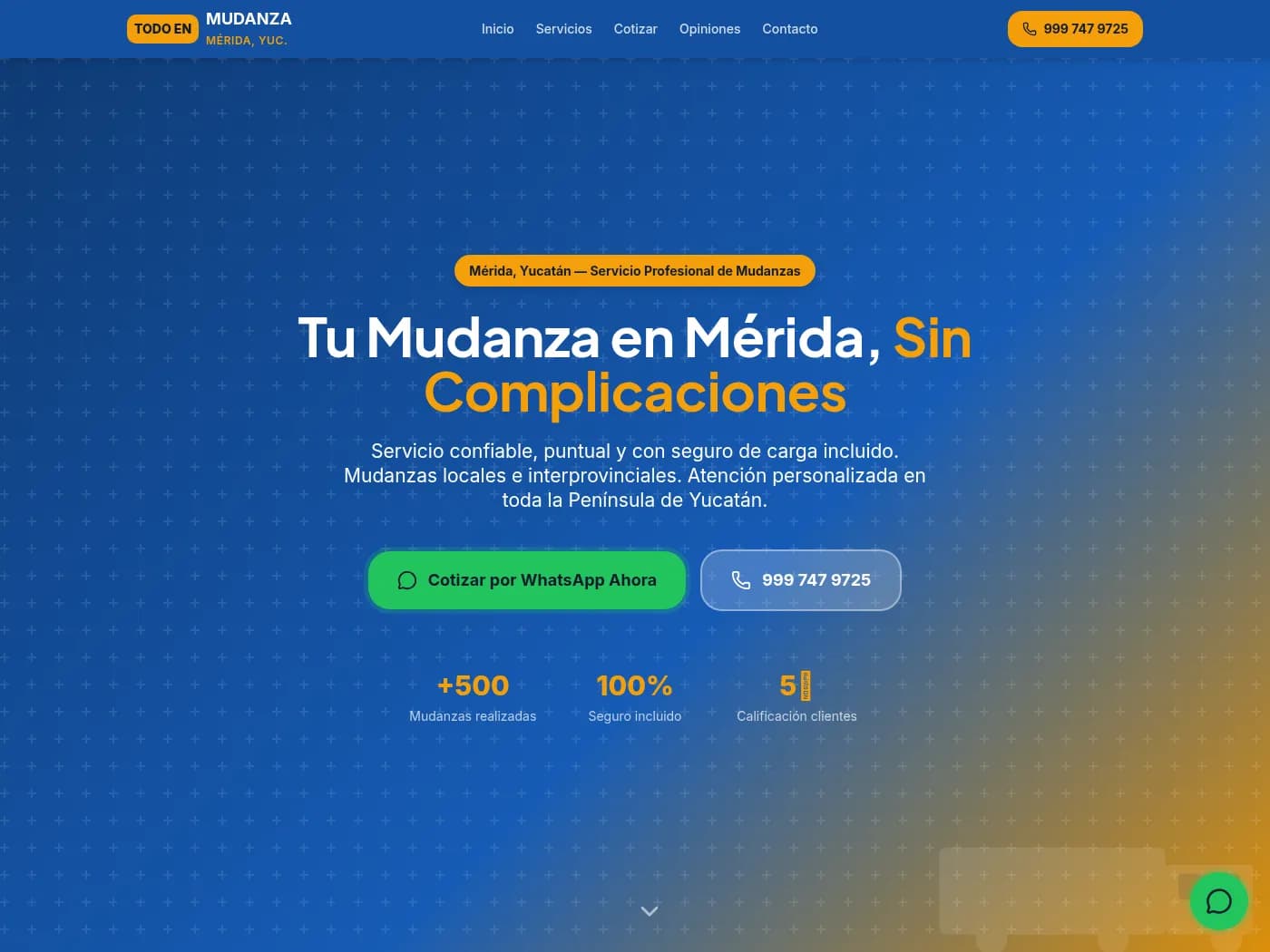 Mudanza Mérida Landing