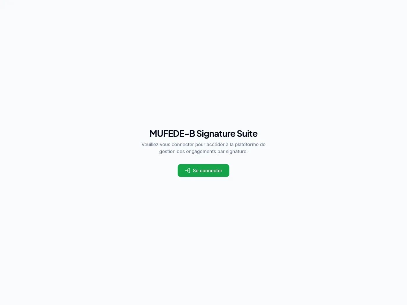 MUFEDE-B Signature Suite