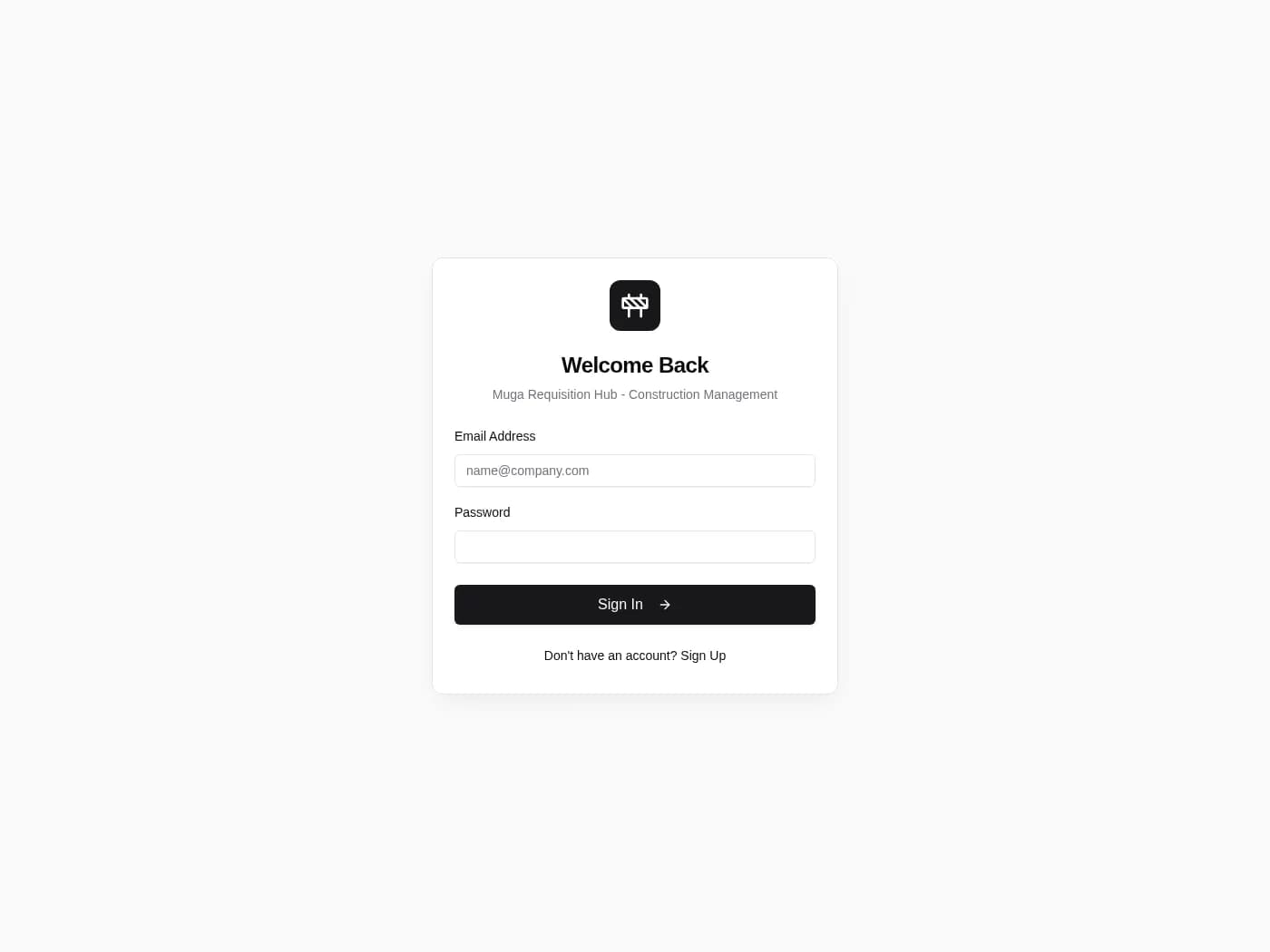 Muga Requisition Hub