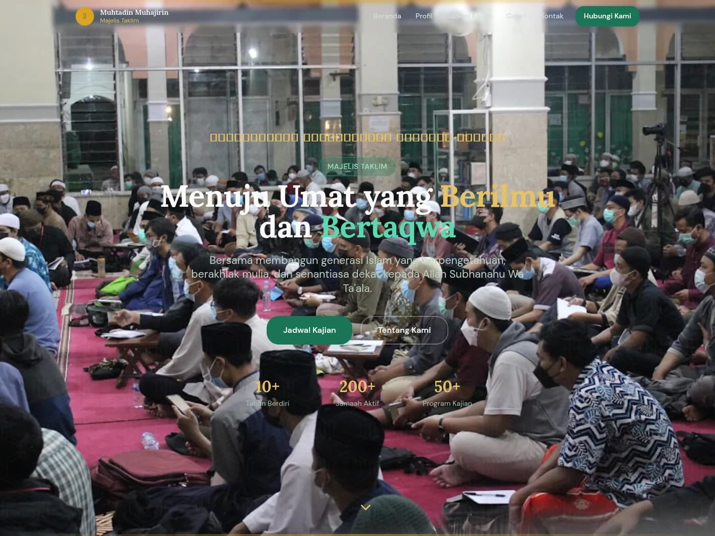 Muhtadin Muhajirin Website