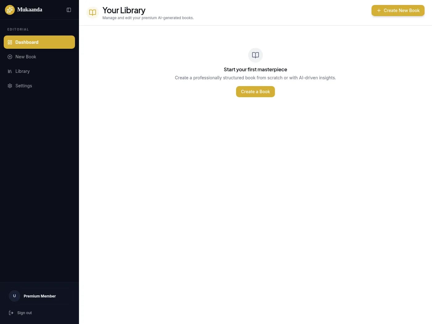 Mukaanda BookMaker AI