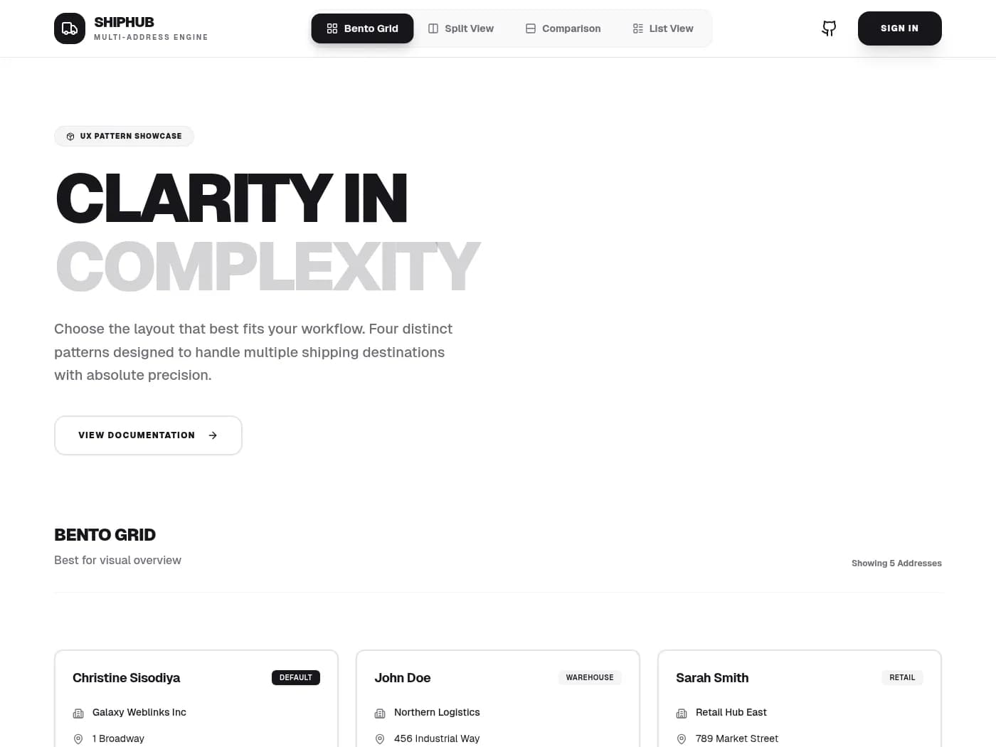 Multi Address Visualizer