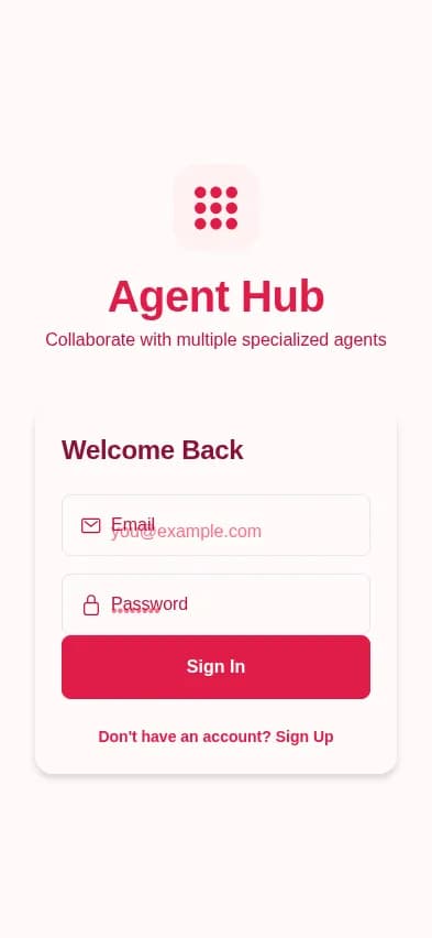 MultiAgent Mobile Hub