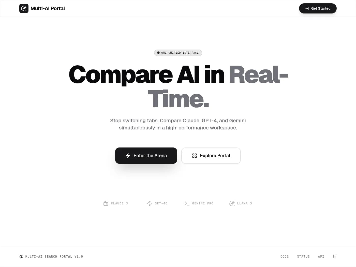 Multi-AI Search Portal