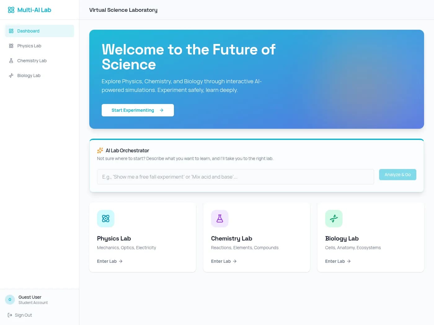 Multi-AI Virtual Lab