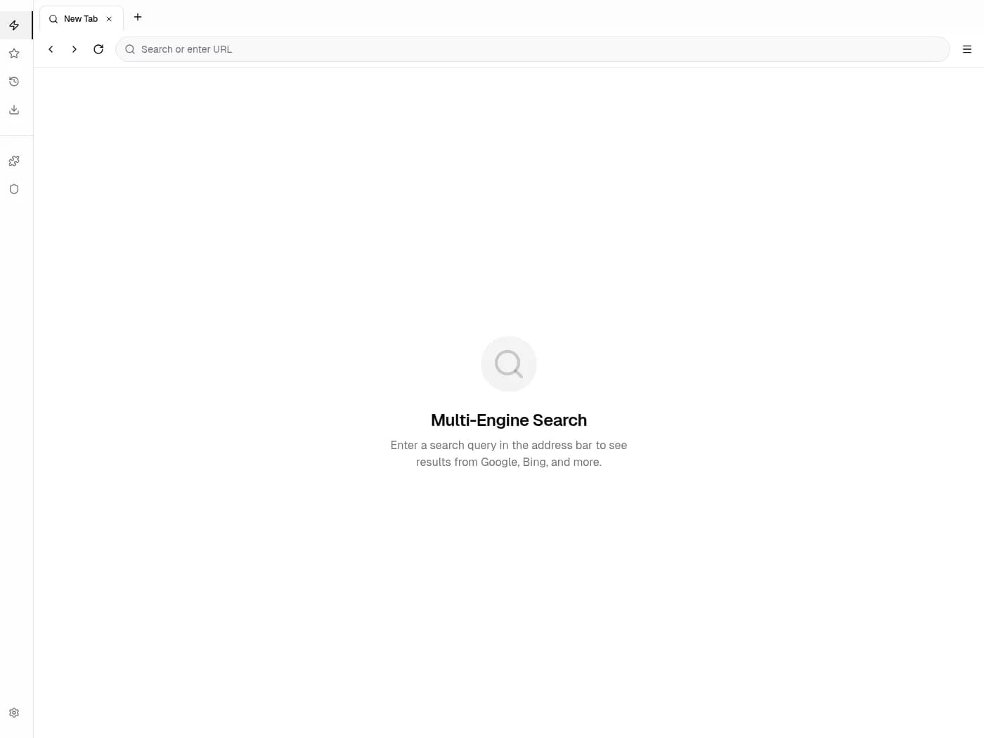 Multi-Engine Desktop Browser