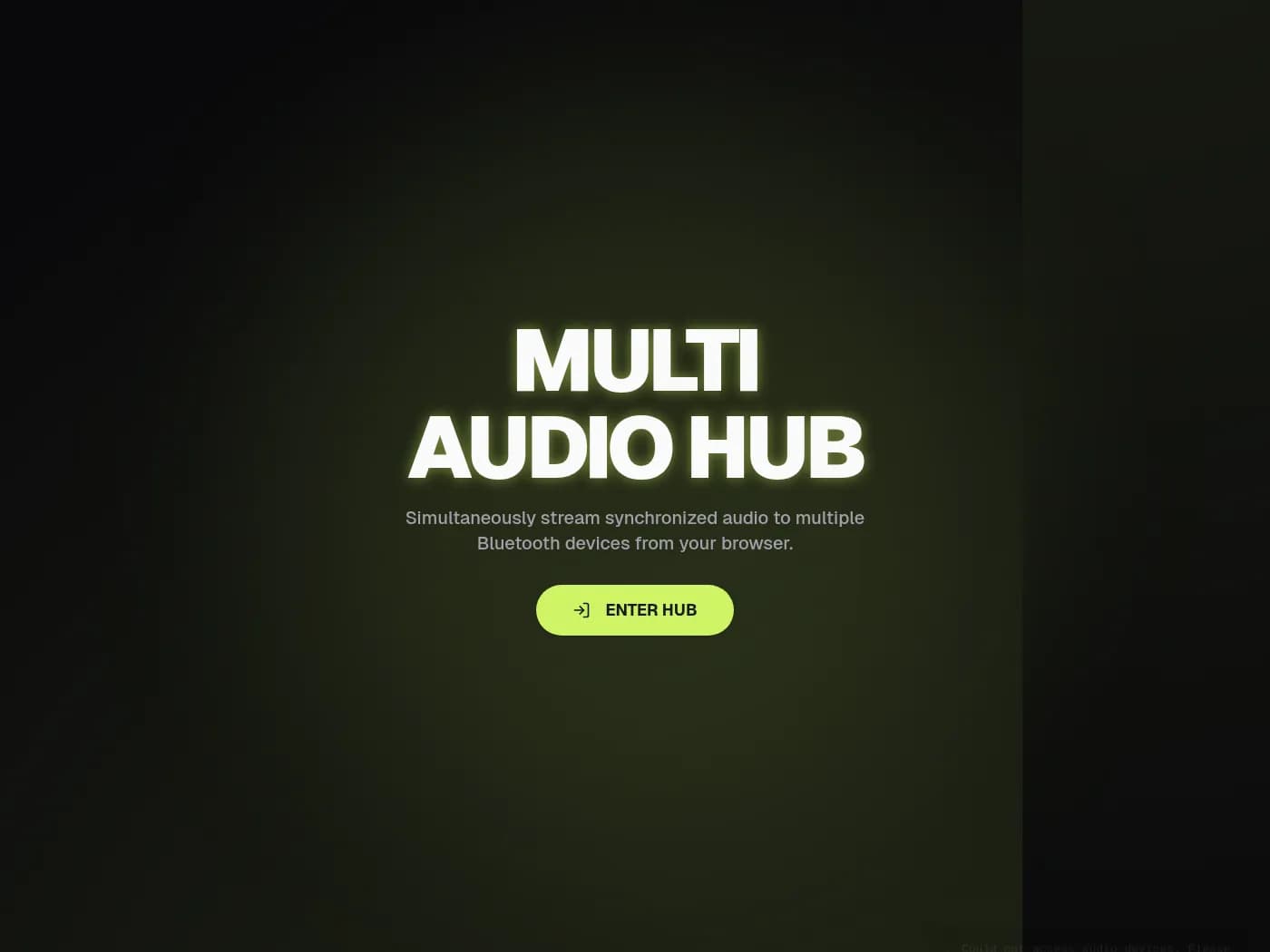 Multi Bluetooth Audio Hub
