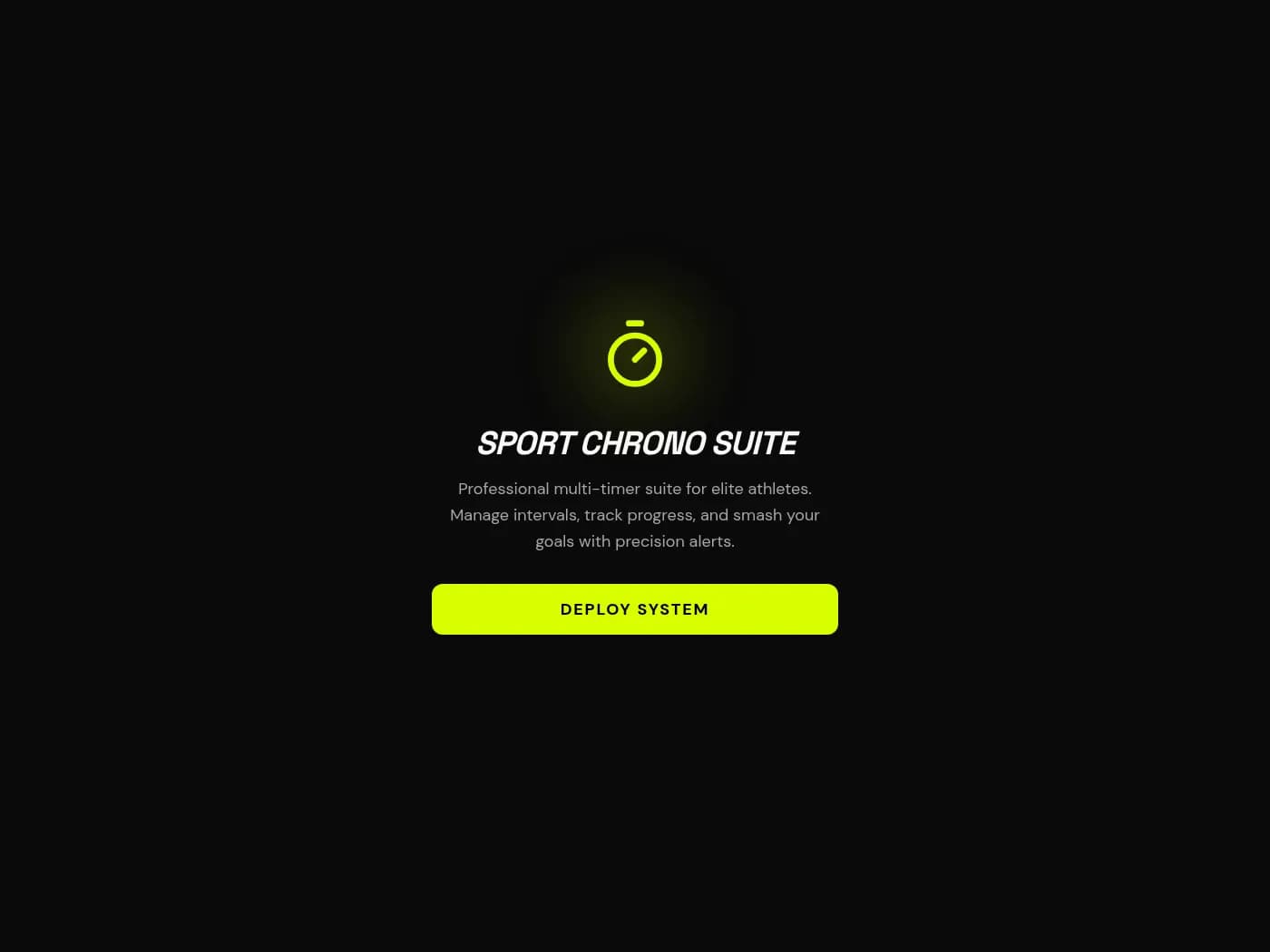 Sport Chrono Suite