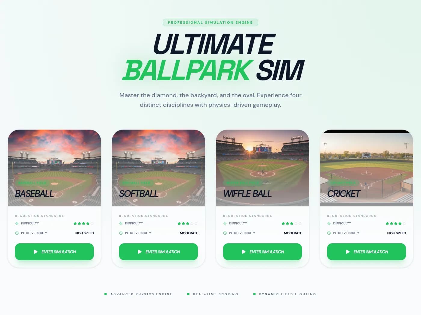 Ultimate Ballpark Sim
