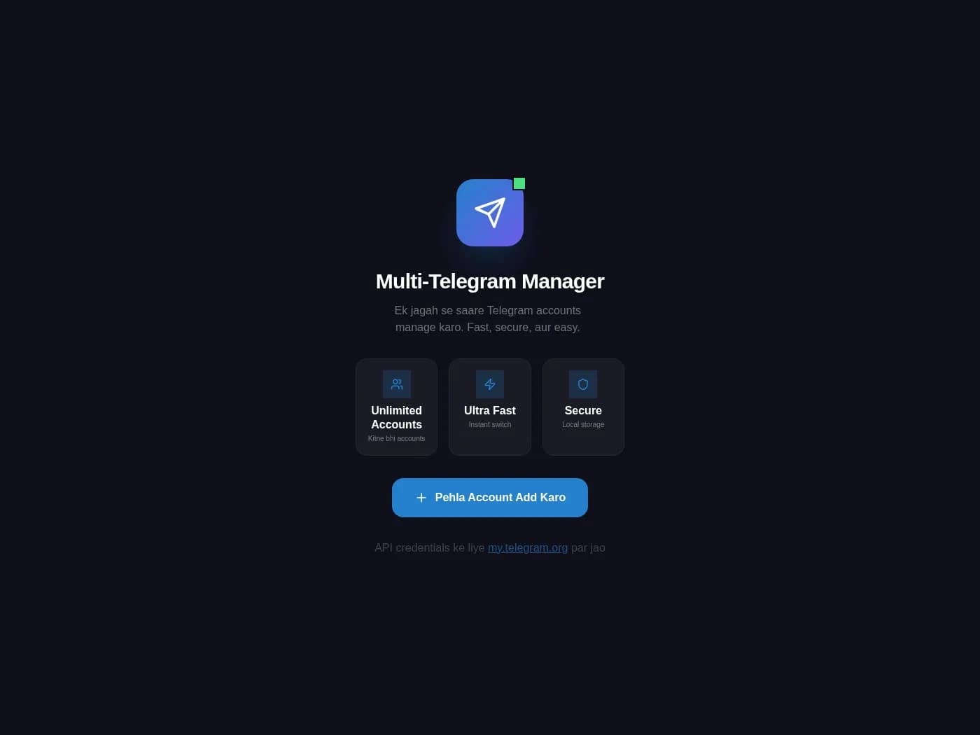 Multi-Telegram Manager