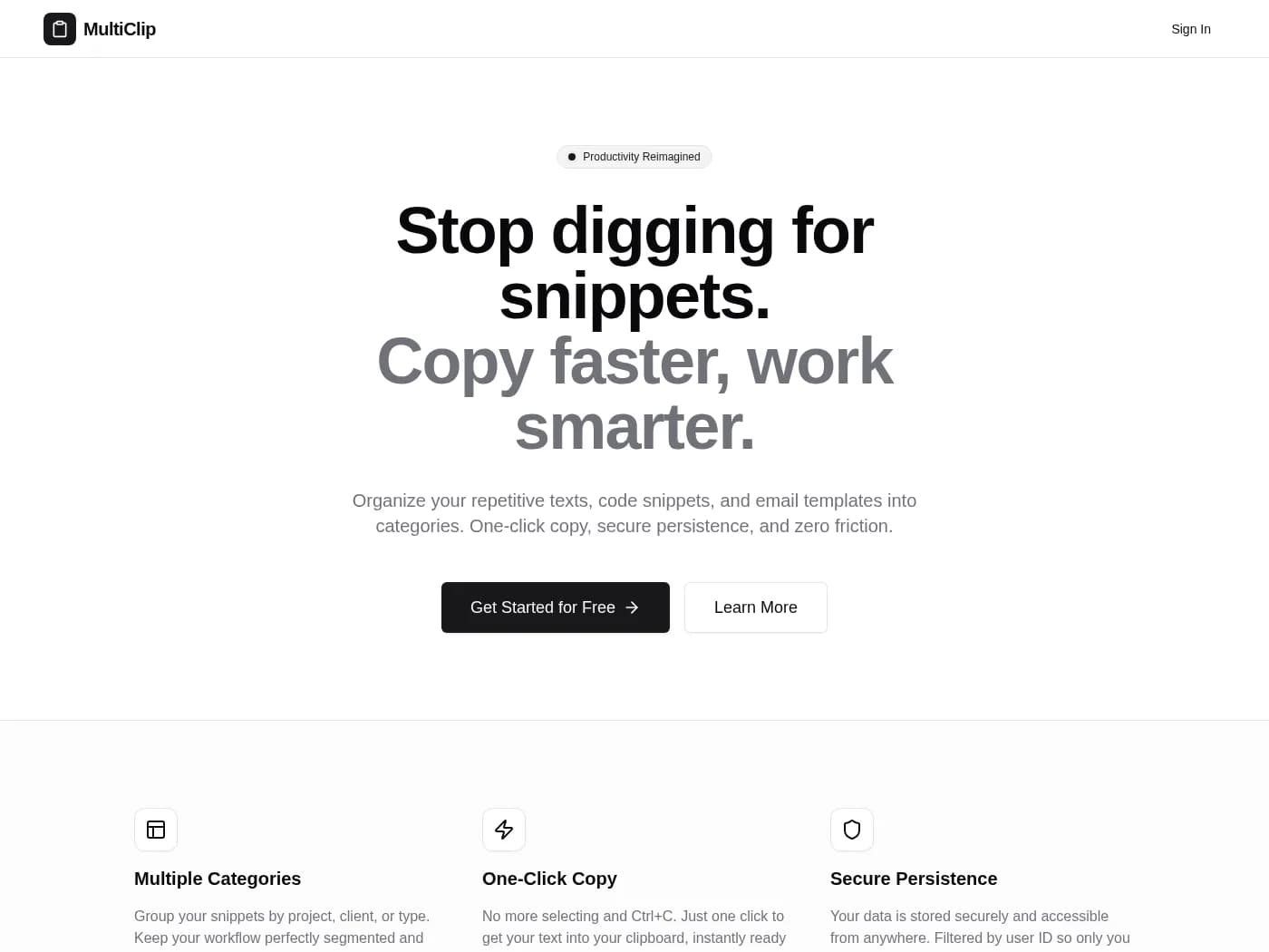 MultiClip Manager