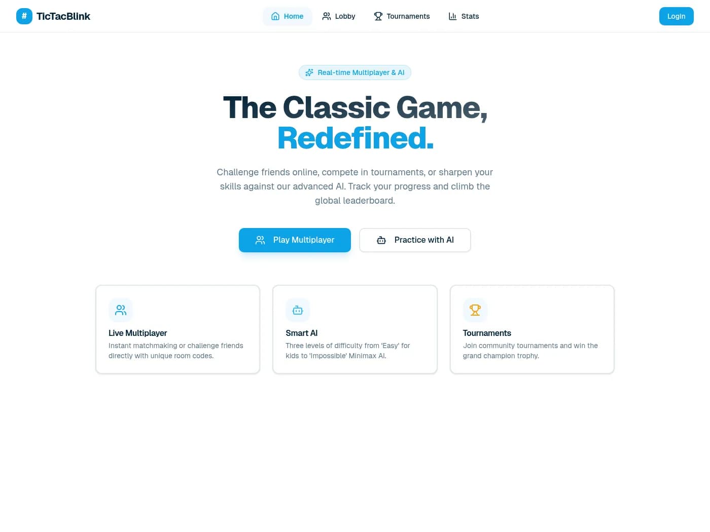 Multiplayer Tic Tac Toe