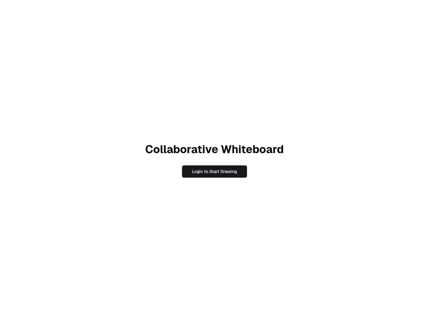 Collaborative Whiteboard