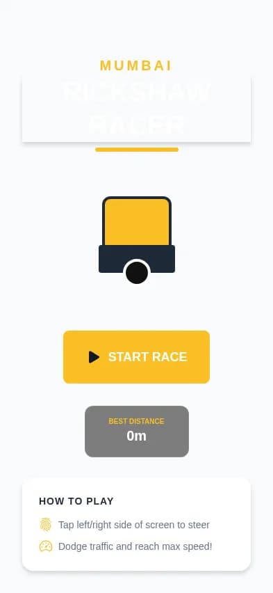 Mumbai Rickshaw Racer