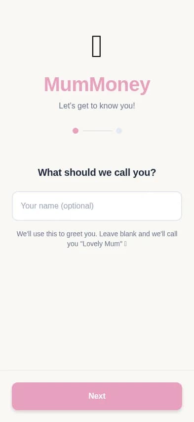 MumMoney Savings App